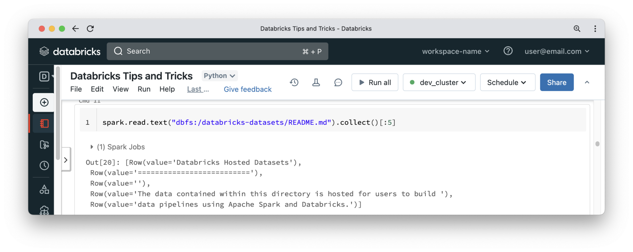 Databricks productivity tips and tricks - Mantel Group | Changing how ...